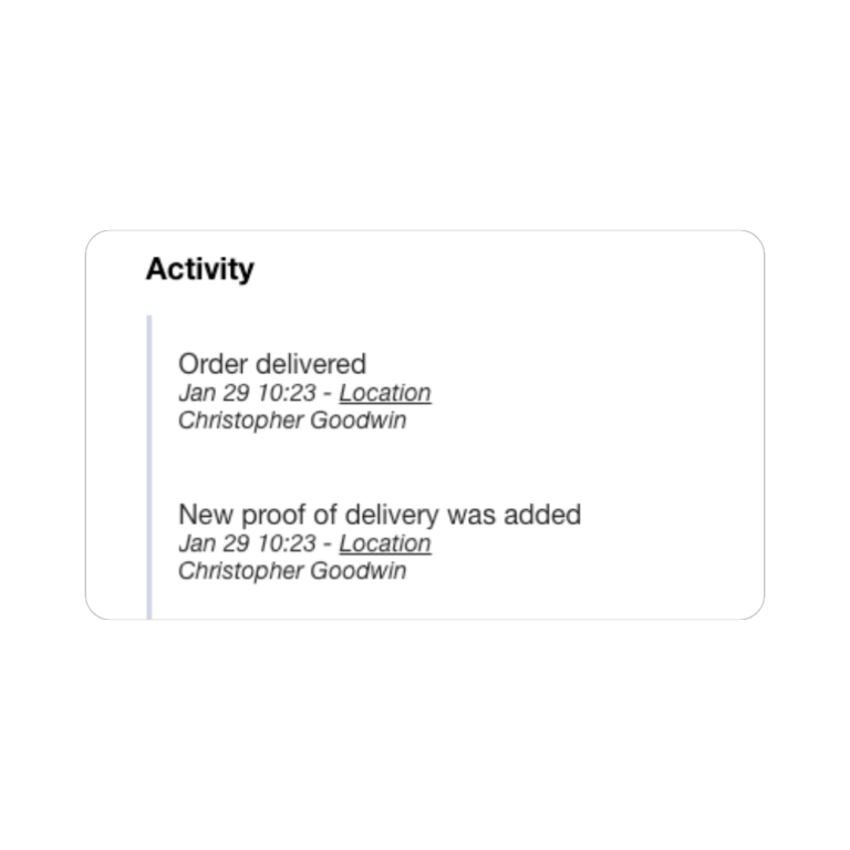 Capture the proof of the delivery with Logistia Route Planner